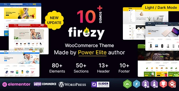 Download Firezy – Elementor Multi-purpose WooCommerce Pro Theme Free ...